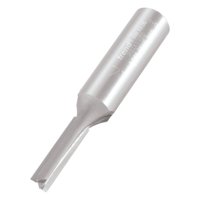 Trend 3/22x1/2tc Two Flute 6.3mm Dia X 25mm Cut TRE3/22X1/2TC from ...