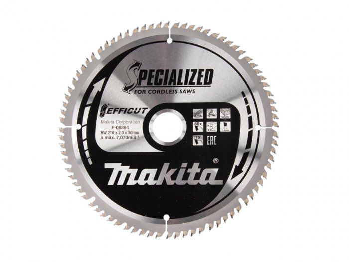 Makita Tct Saw Blade 216x30x80t E-08894 from Spare Parts World