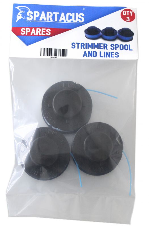 Spartacus Sp080 Trimmer Spool & Line - Pack Of 3 SP080X3 from Spare ...