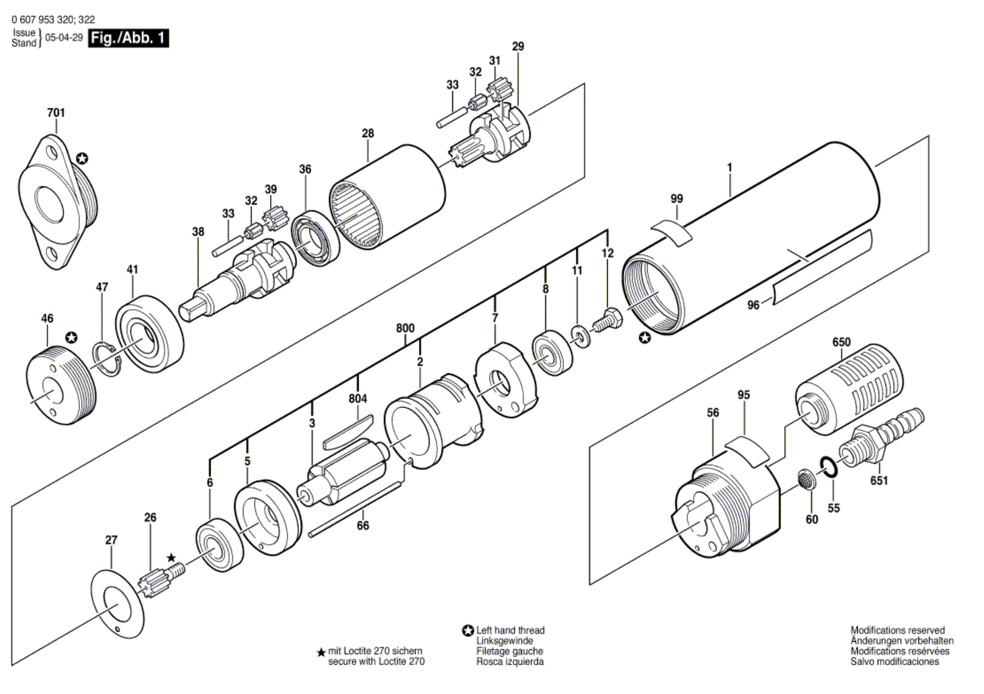 Bosch 0 607 953 320 180 Watt-serie Pn-installation Motor Ind Spare ...