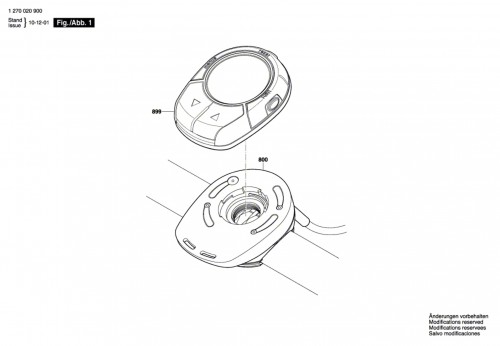 Bosch 1 270 020 900 ---- Interface Spare Parts SPARE_1270020900 from ...