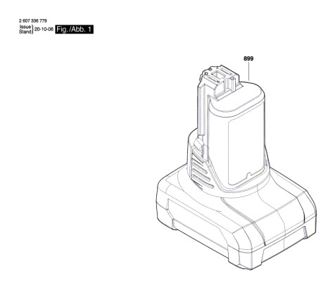 Bosch 1 607 A35 06f Gba 12v 6.0ah Battery Pack Spare Parts SPARE ...