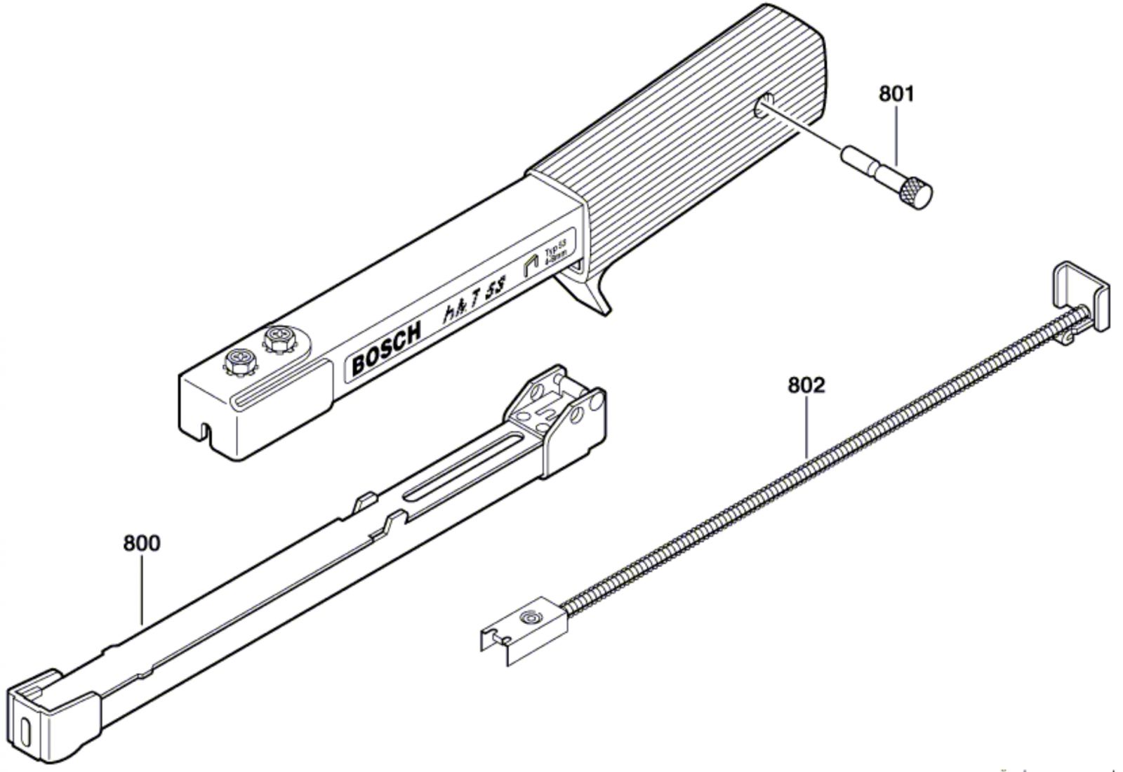 Bosch 0 603 038 002 Hmt 53 Tacker Spare Parts SPARE_0603038002 from ...