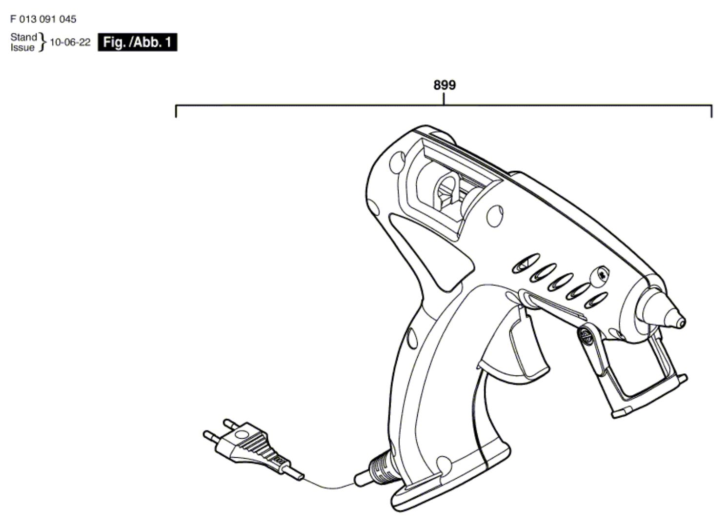 Bosch F 013 092 045 920 Glue Gun 230 V / Eu Spare Parts SPARE ...