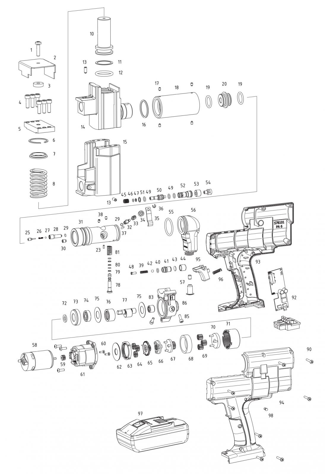 Rems Axial Press 30 22 V Spare Parts SPARE_Ax-Press_30_22_V from Spare ...