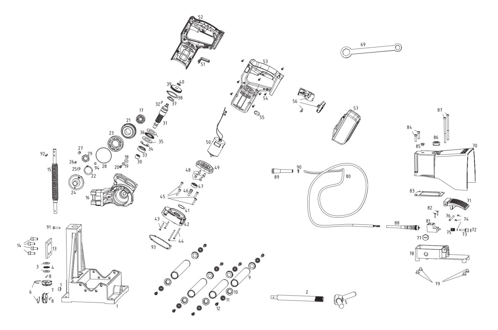Rems Cento 22 V Cordless Pipe Cutter Spare Parts SPARE_Cento_22_V from ...