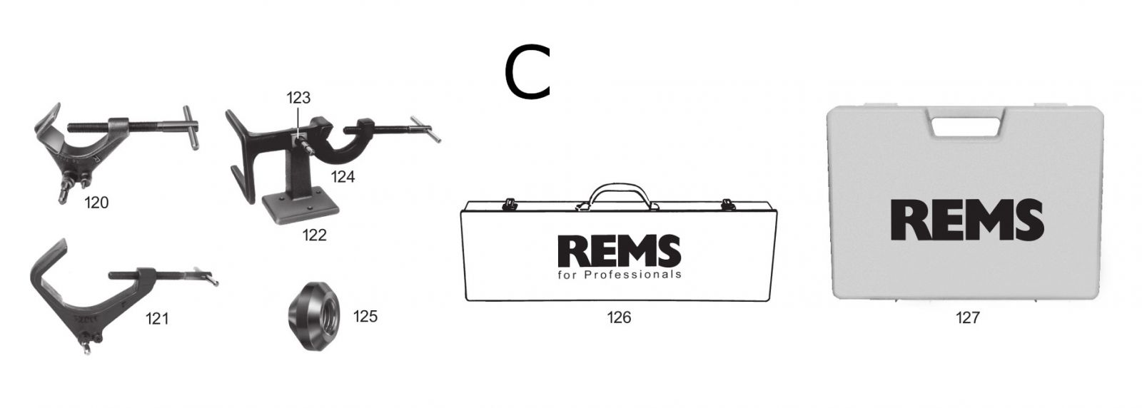 Rems Tiger Anc Reciprocating Saw Spare Parts SPARE_Tiger_ANC from Spare ...