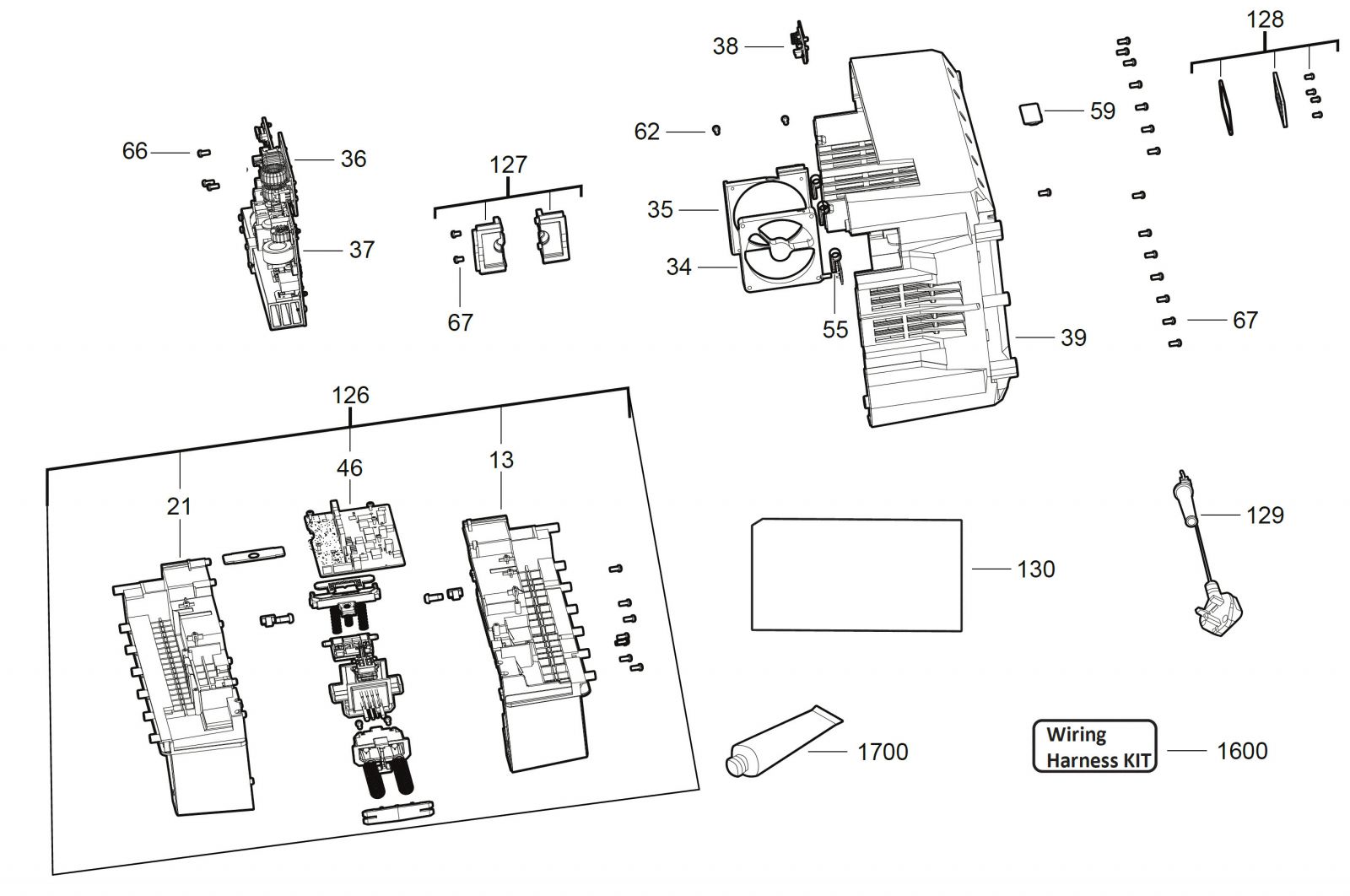 Milwaukee 4000481221 Mxfps-602 Mxf Po. Source Kit+ Batt. Gb2 Spare ...