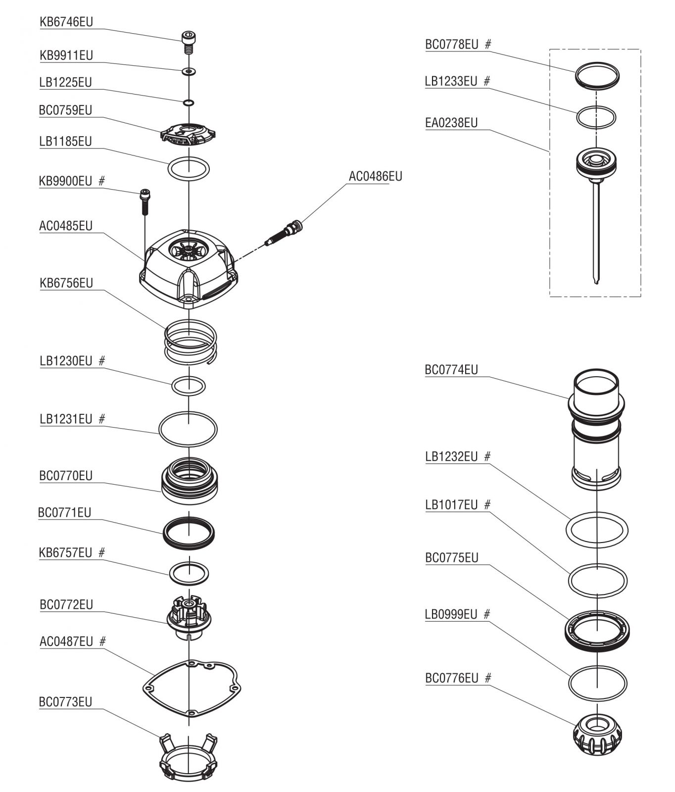Senco Finish Pro 35 Combo Kit Spare Parts SPARE_6G0001N from Spare ...