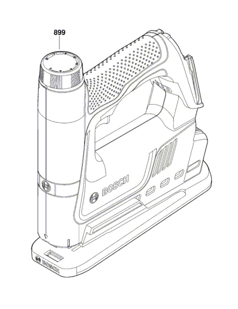 Bosch 3 603 Ba7 040 Universaltacker 18v-14 Tacker 18 V Spare Parts ...