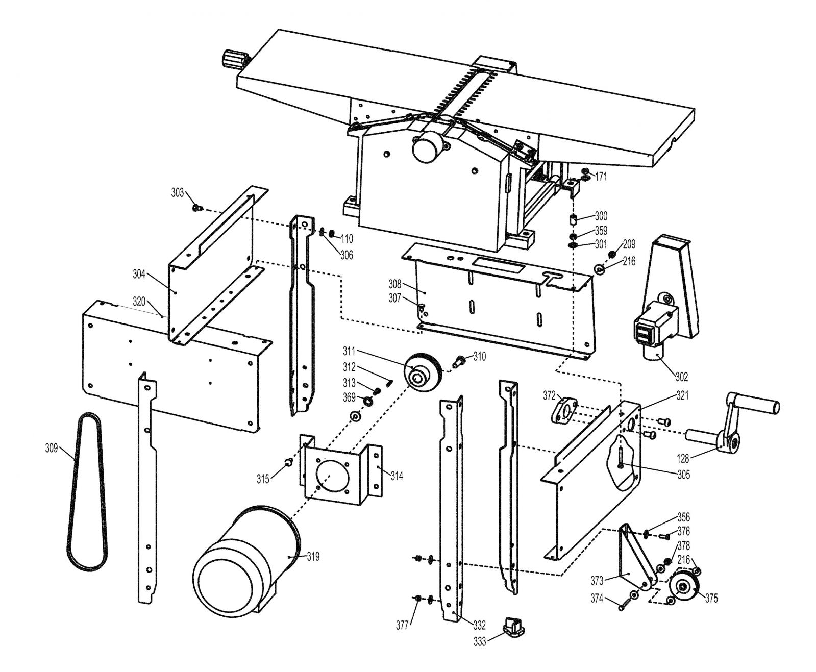 Metabo 0114026100 13 Hc 260 C 2,80 Dnb Planers Spare Parts SPARE ...