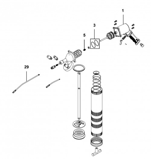 Mac Gg63hd Type 1 Grease Gun Spare Parts SPARE_GG63HD/TYPE_1 from Spare ...