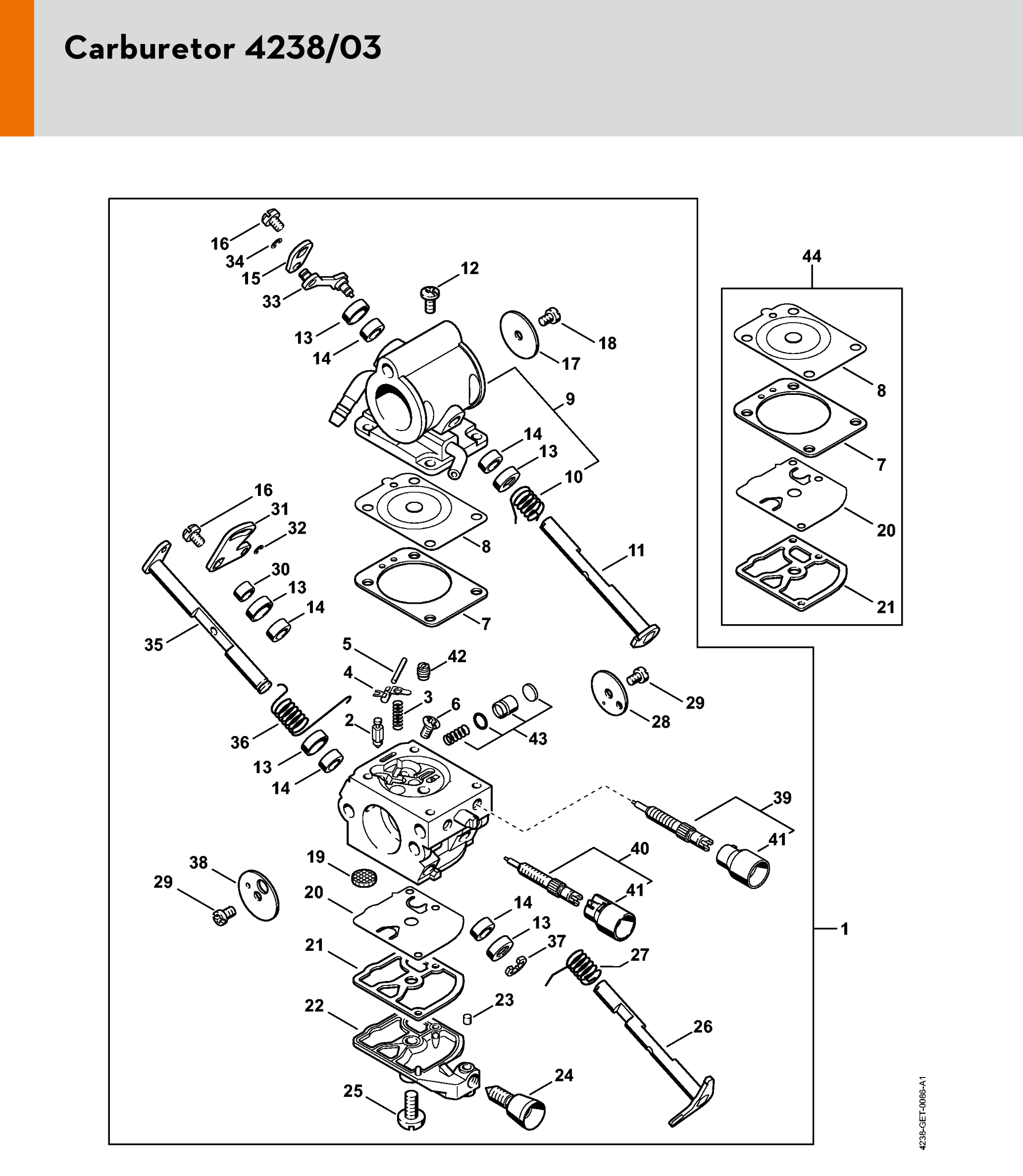 Stihl Ts 410 Cut-off Machines Ts Spare Parts SPARE_TS410 from Spare ...
