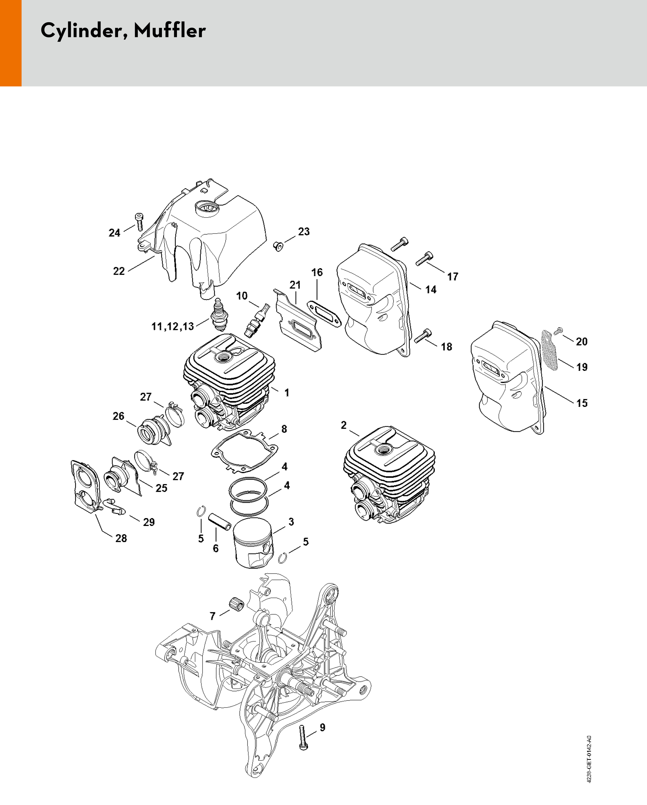 Stihl Ts 410 Cut-off Machines Ts Spare Parts SPARE_TS410 from Spare ...