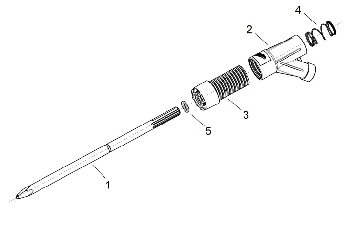 Milwaukee 4000455274 Pointed Chisel Sds Max Chisel Dust Extraction-1pc ...