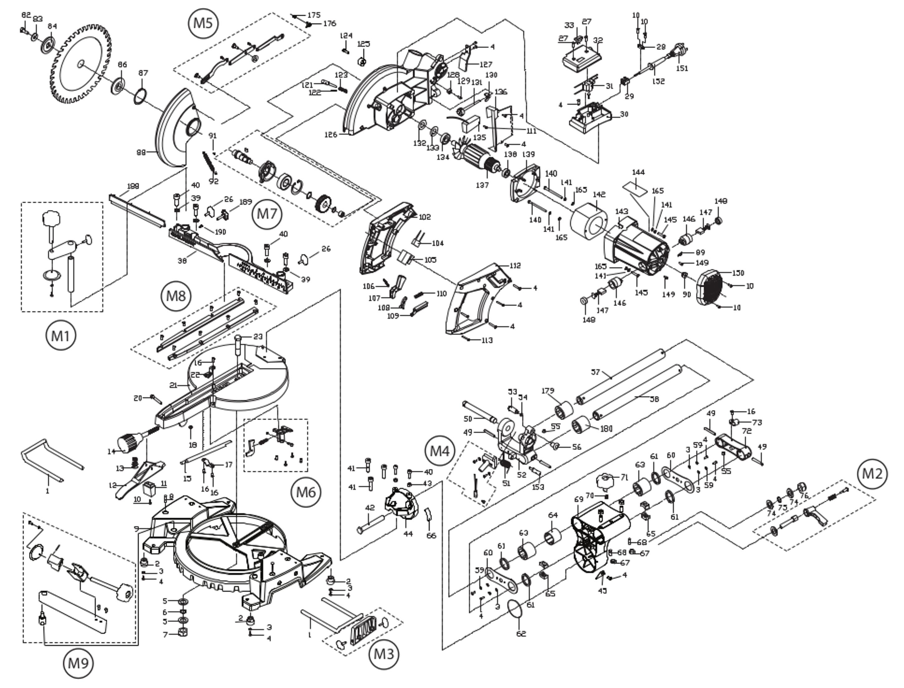 Bosch Drop Saw Parts at Jennifer Sheldon blog